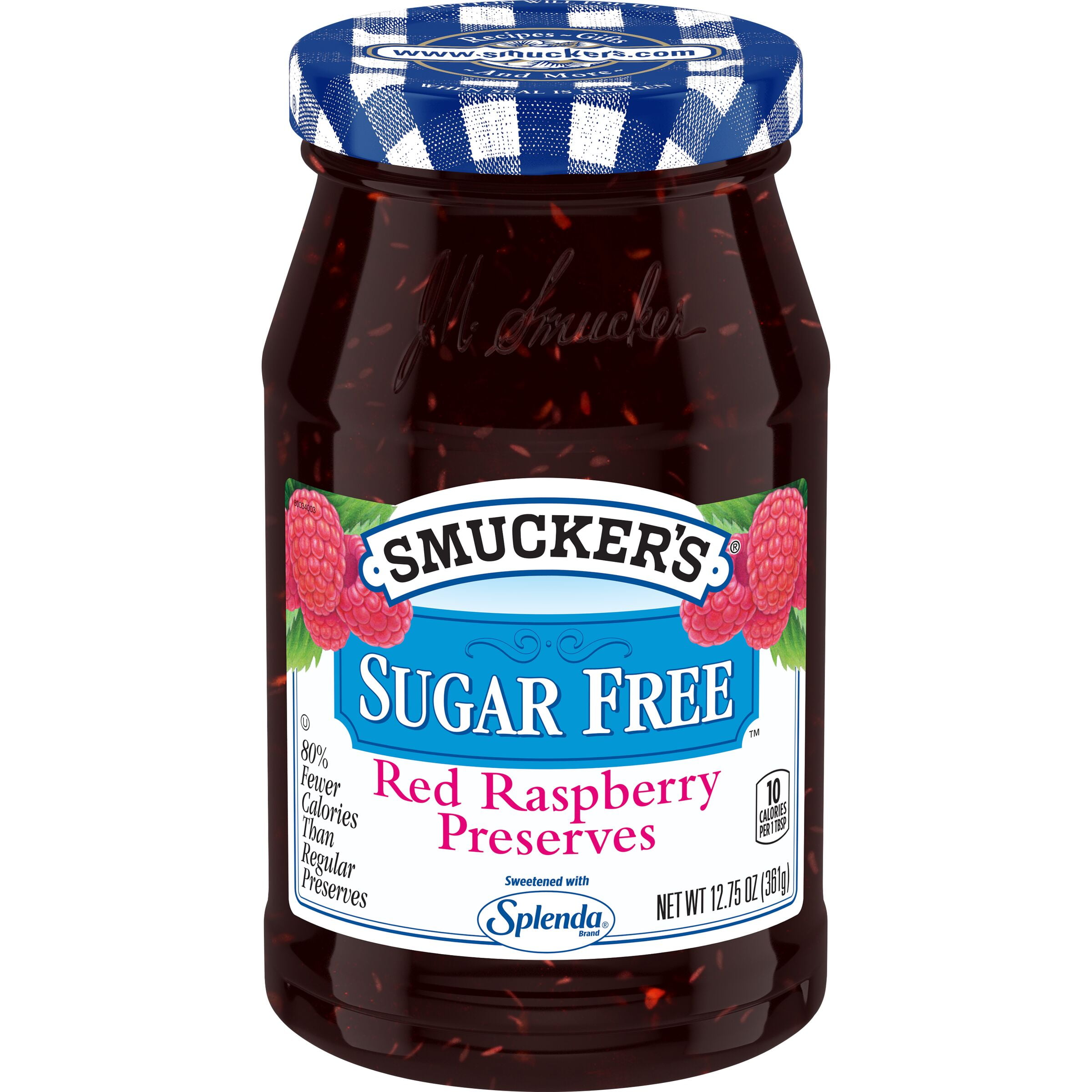 Smucker's Sugar Free Red Raspberry Preserves with Splenda Brand ...