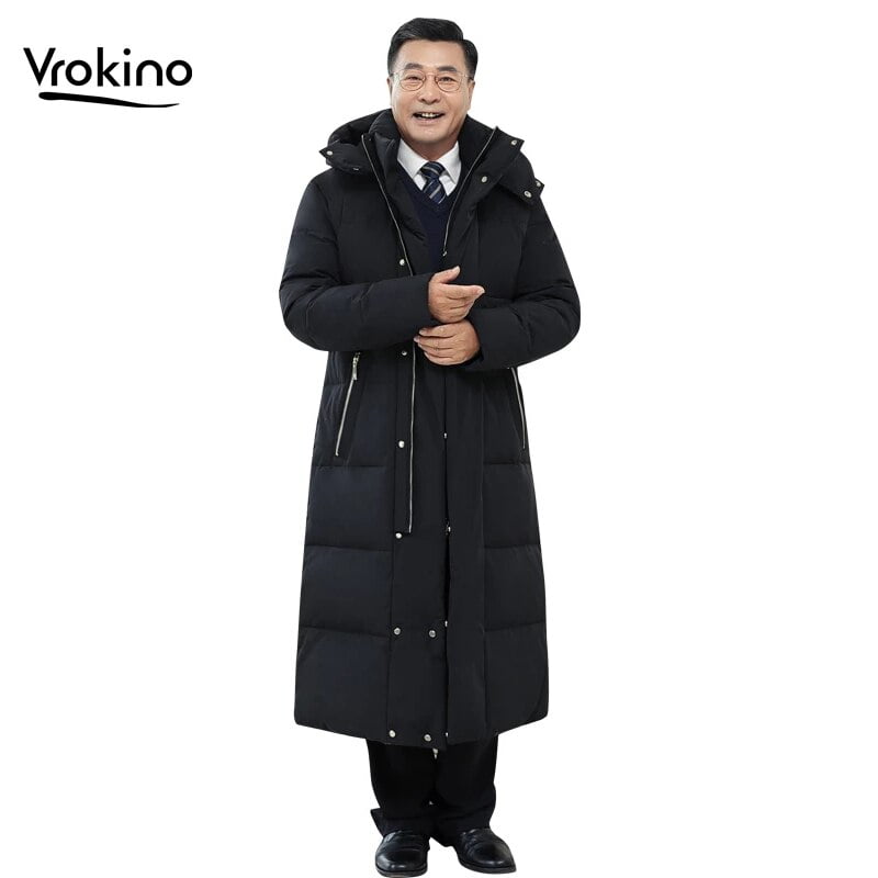 Click here for Aiouniya Winter Down Jacket New 2021 Mens Long Ove... prices