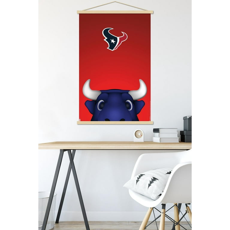 Houston Texans Bull Art
