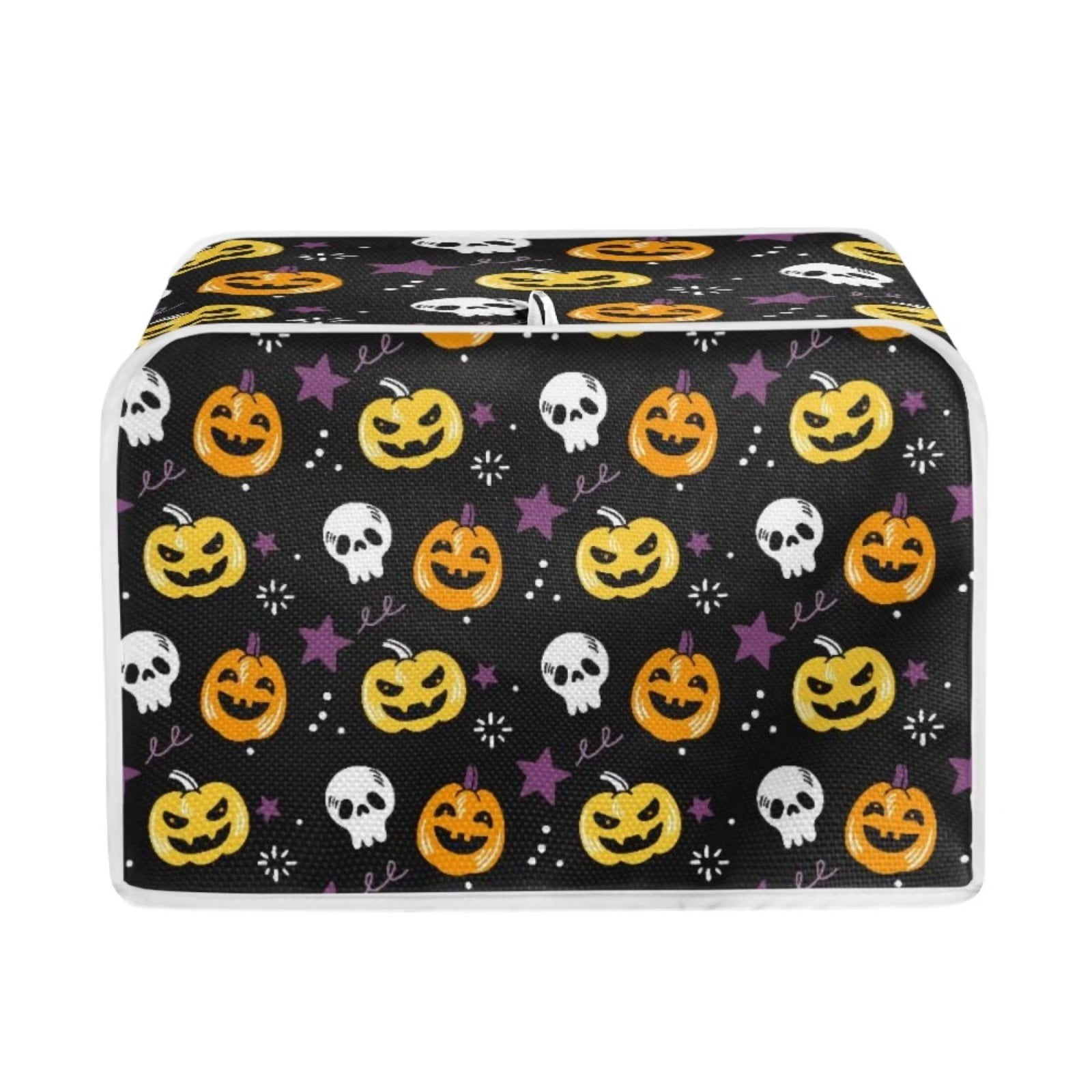 FKELYI Skull Pumpkin Toaster Covers Durable 2-Slice Small Appliance ...