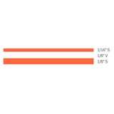 Trimbrite T0402 Pinstripe Tape 5/16 Inch Multistripe; Red; 36 Foot Length - Walmart.com