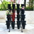 Zhongma Silk Flower Display Stand, 16 Plastic Buckets, Heavy Duty ...