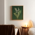 Affixzi Emerald Green Lily of the Valley Art Print - Rustic Farmhouse ...