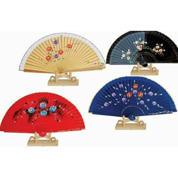 Assortment of one dozen (12) Feng Shui Hand Fan-SPANISH STYLE FAN ...
