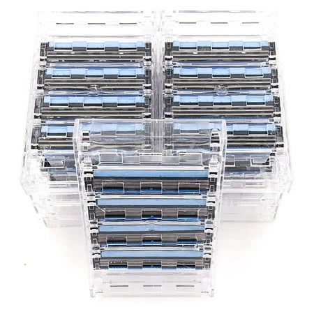 , 40 Triple Razor Blade Cartridges – Compatible with Gillette Sensor ...