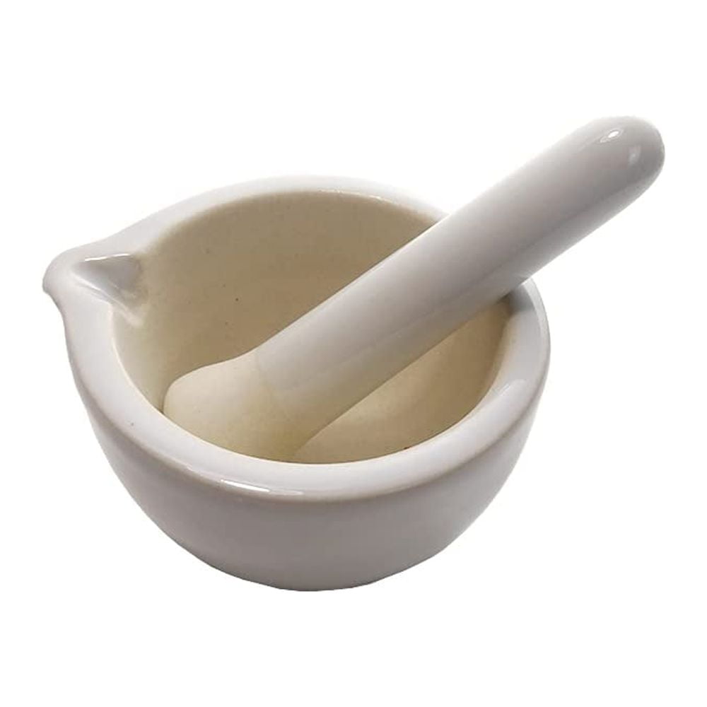 Juego de 1 Mortero con Maja - 60 ml - Porcelana - Ideal para ...