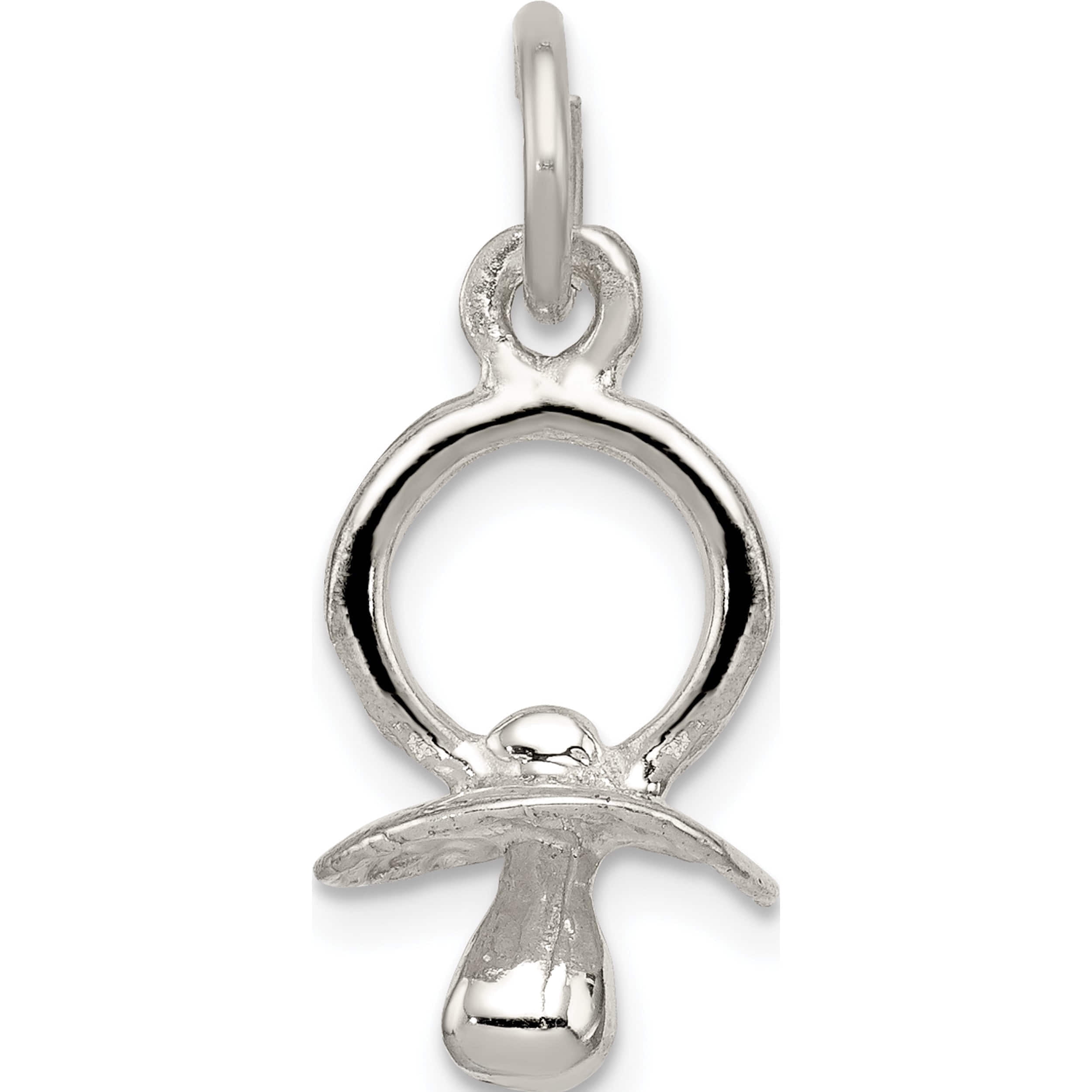 Sterling Silver Pacifier Charm (20 X 10) Made In United States qc1045 ...