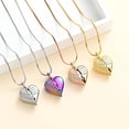 Angel Wing Heart Urn Necklaces for Ashes for Women Memorial Keepsake ...