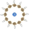 Popular Bath Spindle 12-Piece Shower Hooks, Gold, 9x6x9.5 Inches ...