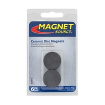 Creative Hobbies 1 Inch 25mm Ceramic Disc Magnets Pack 25 Strong Flat ...