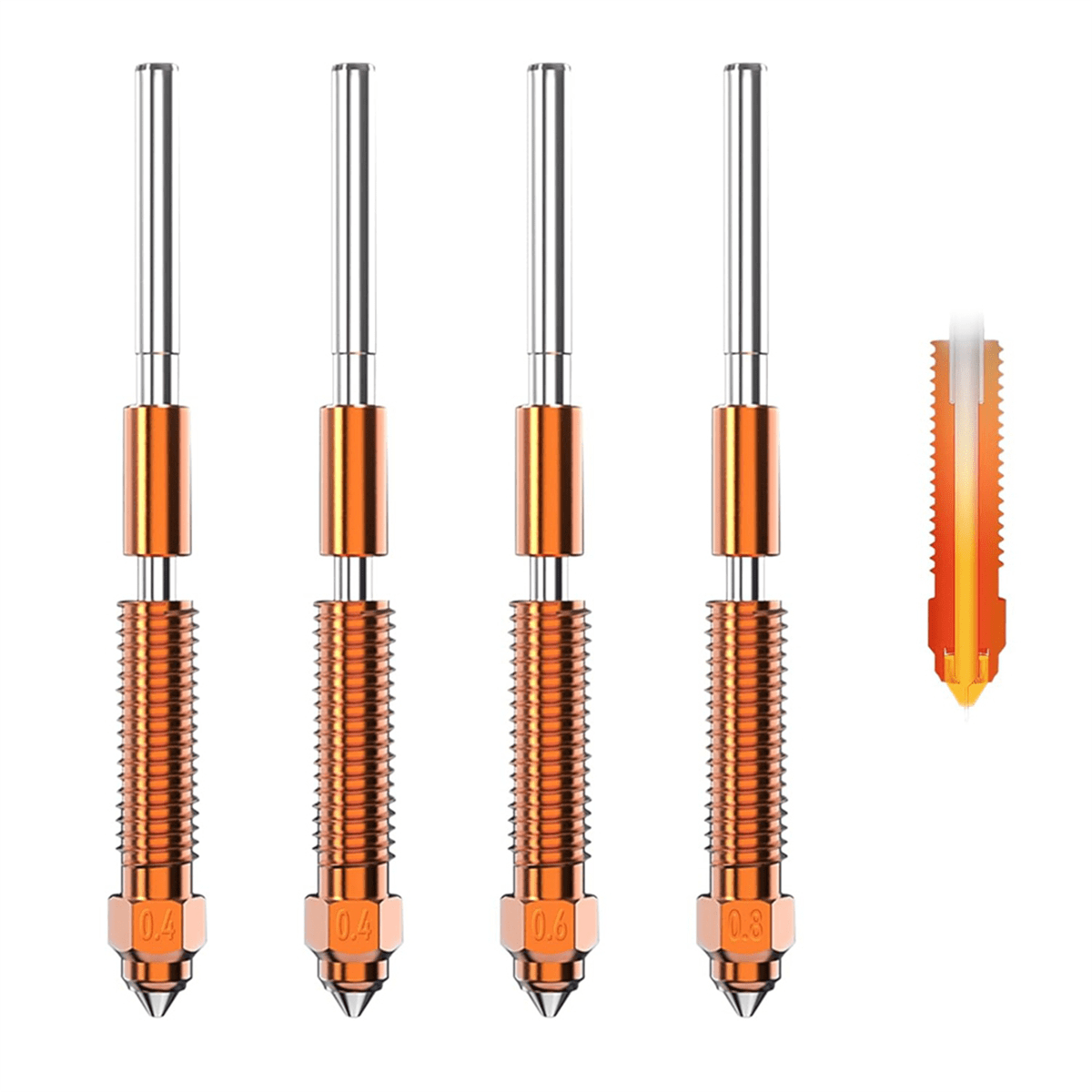 Click here for Unbranded Quick Swap Nozzle Kit For K1c  Ender3 V3... prices