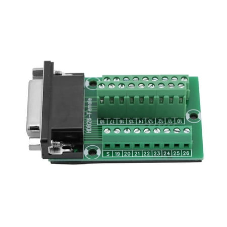 TOPINCN Terminal breakout,DB26 Breakout Board,DB26 DB26-M2-01 Female ...