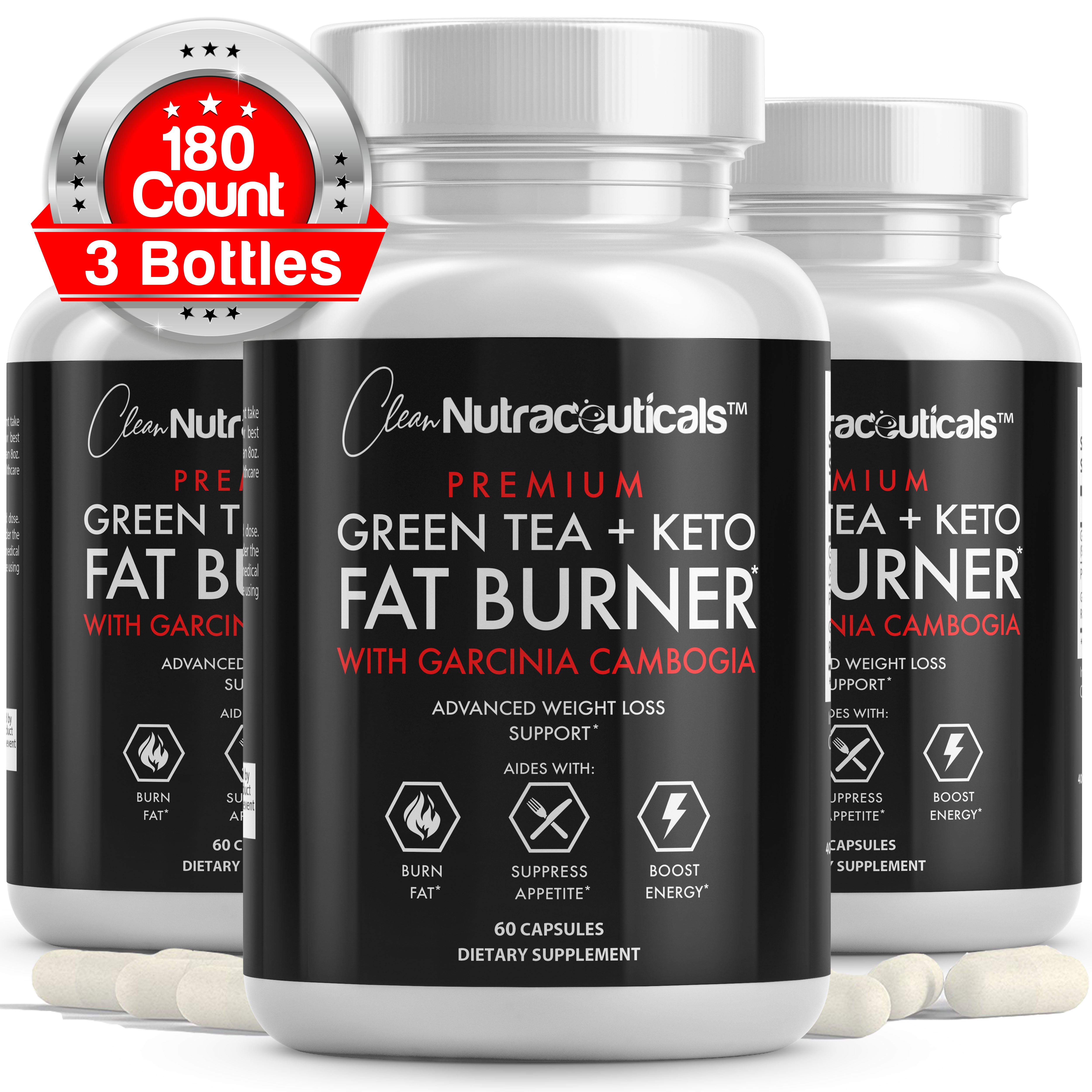 Green Tea Extract Capsules EGCG - Garcinia Cambogia, Raspberry Ketones ...