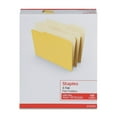 MyOfficeInnovations Colored Top-Tab File Folders 3 Tab Yellow Letter ...