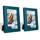 Woodgrain 4 in. x 6 in. Ocean Blue Picture Frame (Set of 2) - Walmart.com