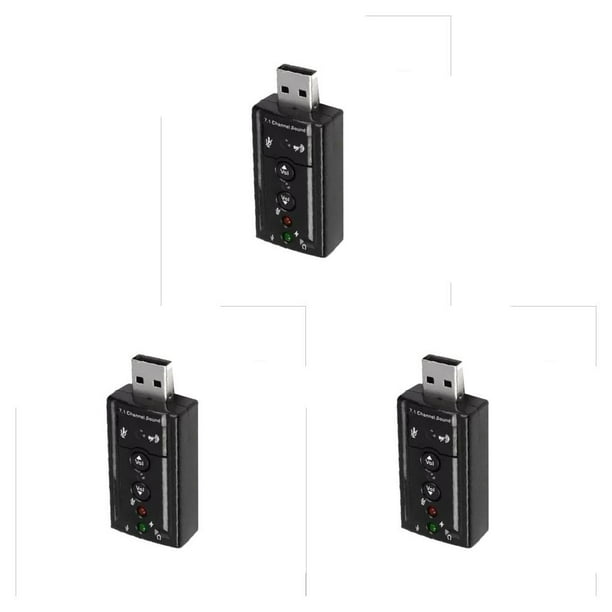 Monstrate Virtual 7.1-Channel Sound Adapter Wear-resistant Sound with ...