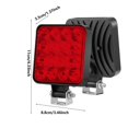 Tohuu Square Car Light 48W 12V Off-Road Vehicle Headlight Lights for ...