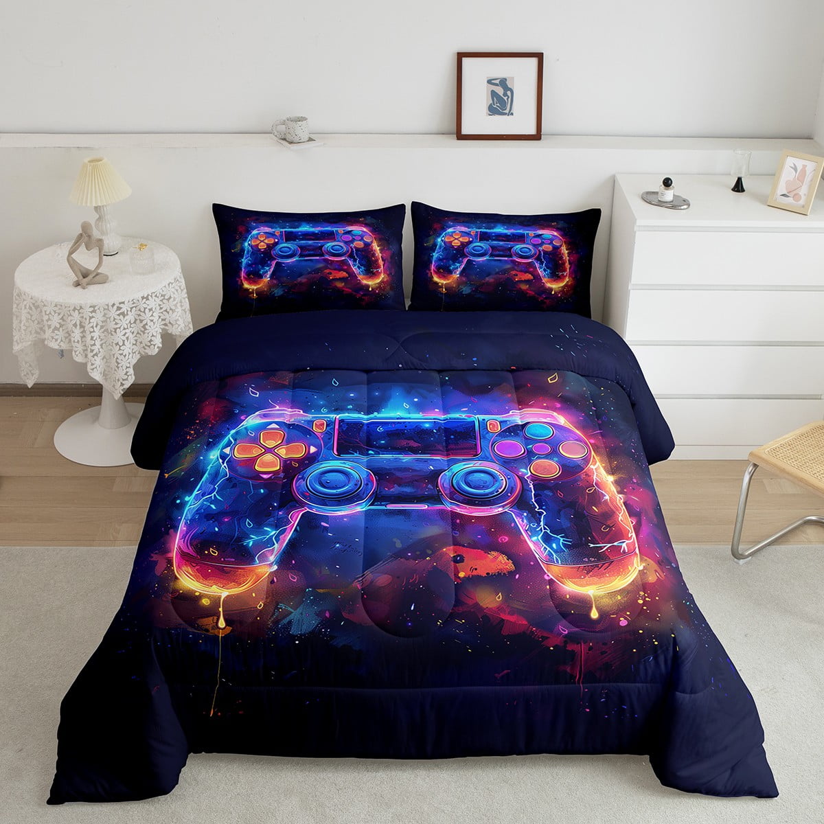Click here for Yst Gaming Gamer Comforter Set Boys Video Game Bed... prices