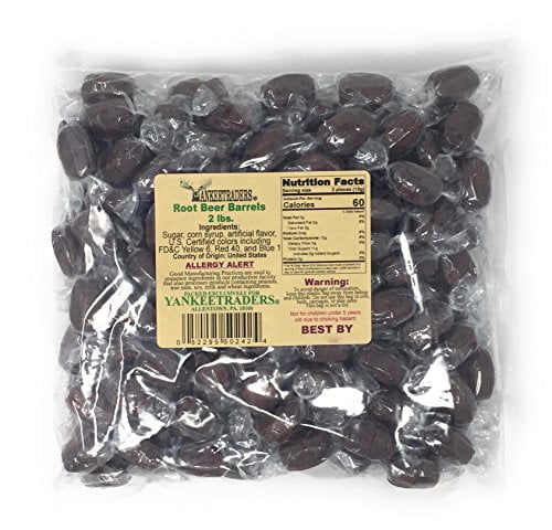 Yankee Traders Old Fashioned Candy Barrels, Root Beer, 2 Pound ...