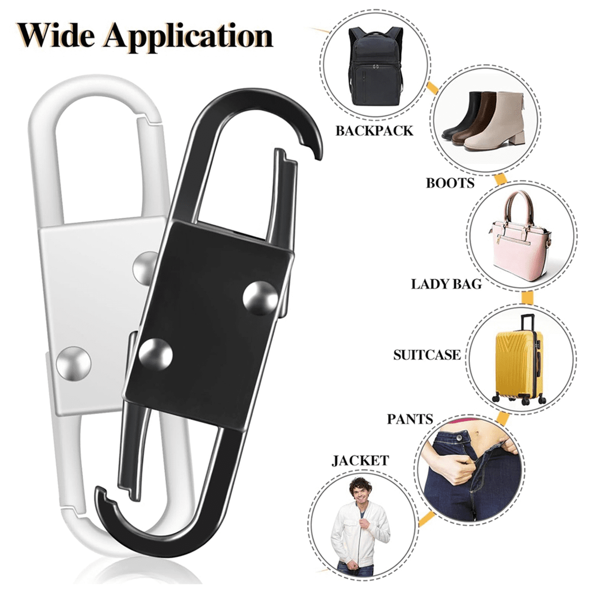 Click here for Unbranded Zipper Pull Replacement  10 Pcs Double O... prices