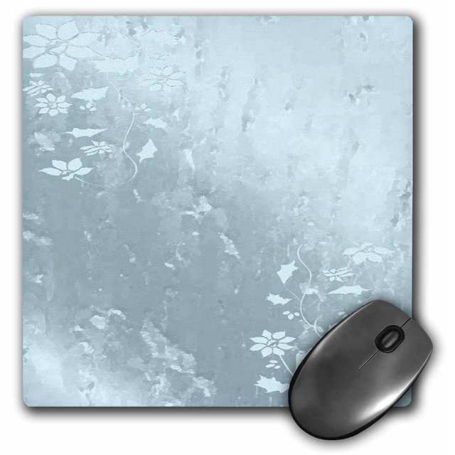 3dRose Flowers on Teal, Mouse Pad, 8 by 8 inches - Walmart.com