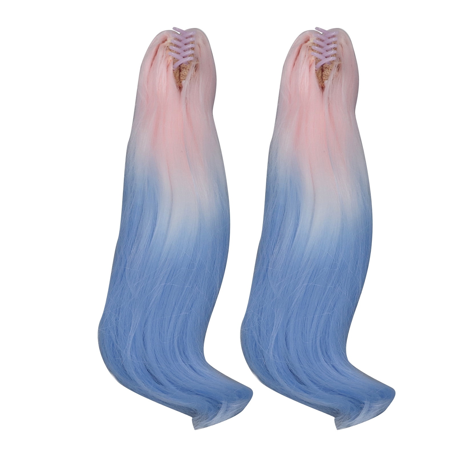 Peluca con clip de garra ANGGREK para muñeca Extensión de Cola de ...