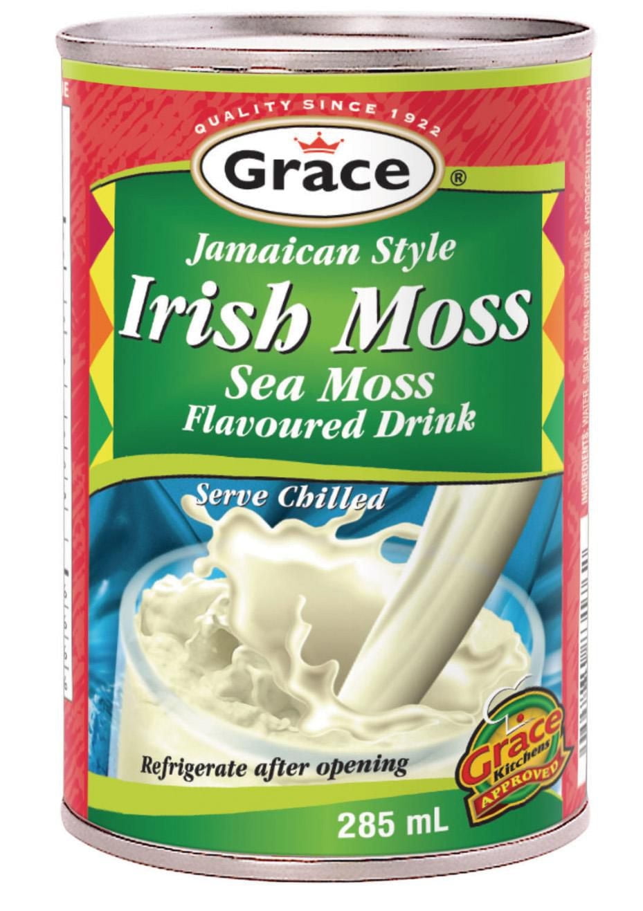 Grace Irish Sea Moss Flavoured Drink, 285ml Can - Walmart.ca