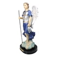 Archangel Saint Raphael Holding Staff And Fish Statue With Name Base 12 ...
