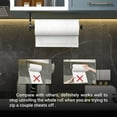 Breadeep One Handed Stainless Steel Paper Towel Holder Under Cabinet