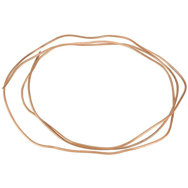 2M Round Copper Tubing OD 3mm x ID 2mm for Refrigeration Piping ...