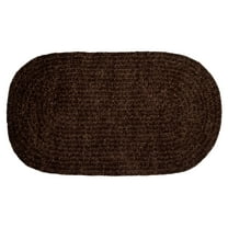 Better Trends Chenille Solid Collection 100% Polyester 22" x 40" Oval ...