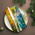 Bahomeck Cloth Napkins Set Of 4,18*18 Inch Washable Polyester Napkins ...