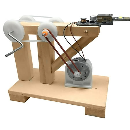 Herwey DIY Electricity Generator, Hand Generator Material Set,DIY Hand ...