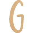 Blank MDF Letter 2'' Tall Hometown DIY G, Paintable Alphabet A-Z ...