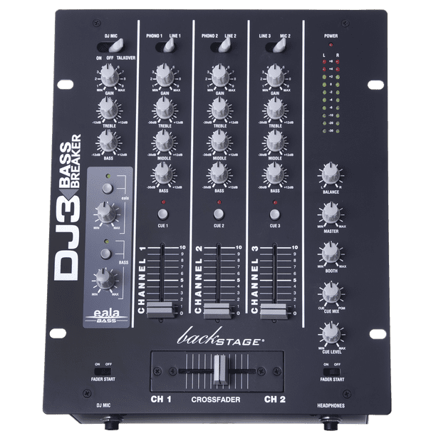 Mezcladora Backstage Dj3 Bass Breaker BACKSTAGE JD3 | Walmart en línea