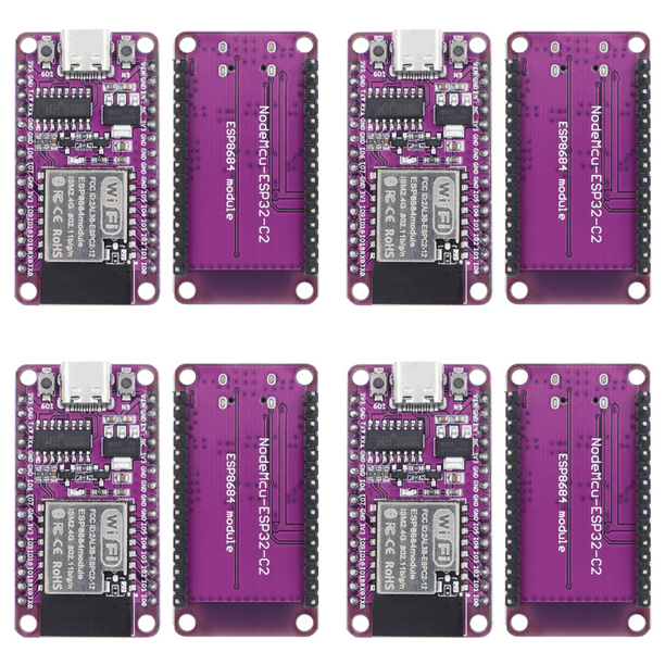 Placa desarrollo ESP8684 ESP32-C2 Kit módulo USB tipo C ESPC2-12 (pines ...