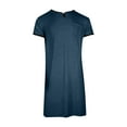 DJDLJWCJ Mens Nightgown Big and Tall Lightweight Comfy Mens Nightshirt ...