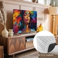 African Women TV Cover for 50 Inch Screen,Stretch Fabric Dustproof TV ...