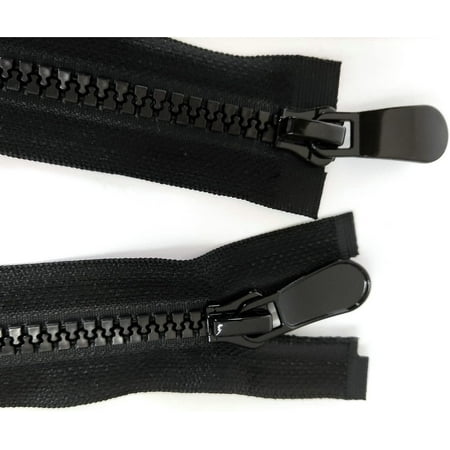 #8 28 Inch Heavy Duty Plastic Zippers For Sewing Two Way Separating ...