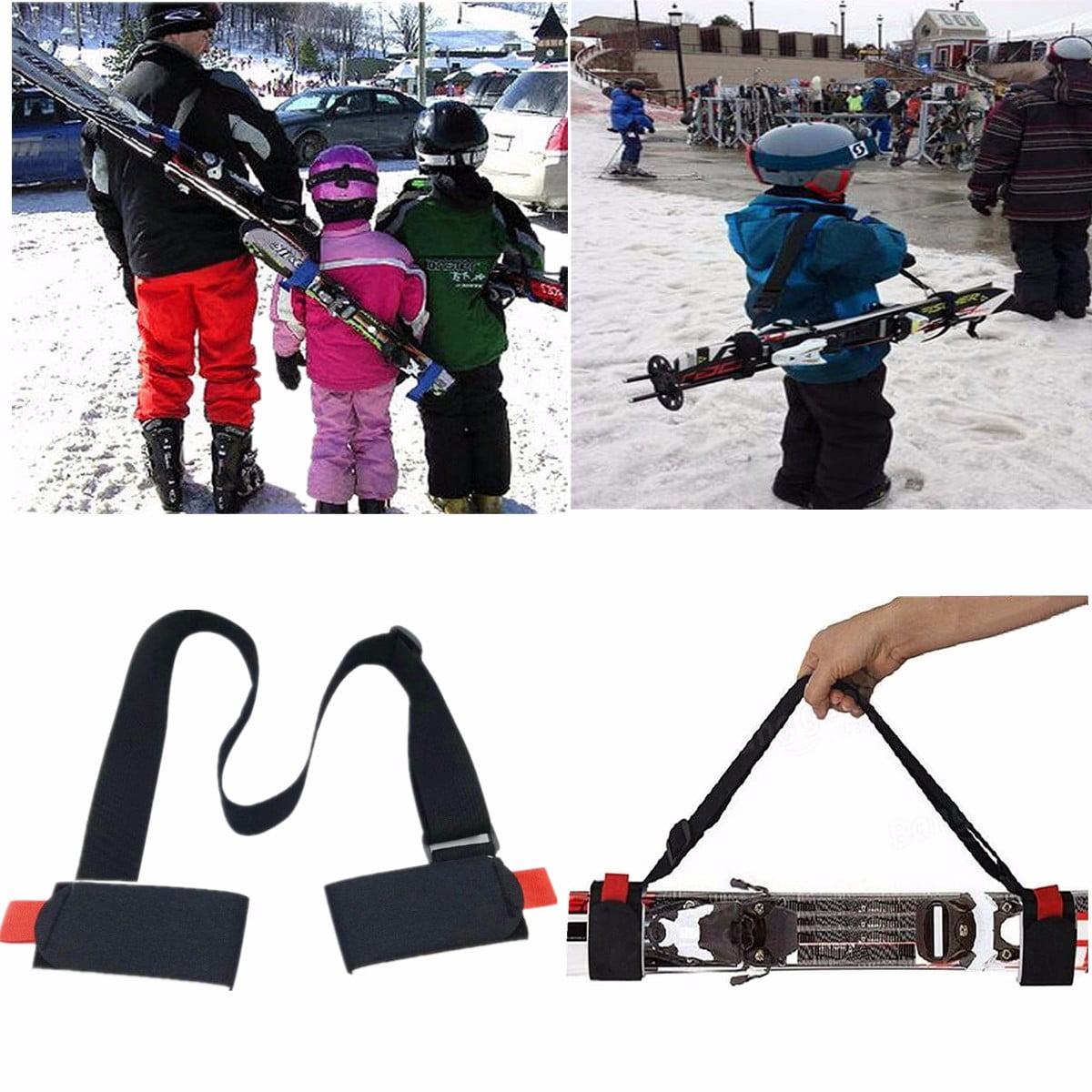 1Pc Portable Ski Carrier Ski Shoulder Sling for Skiboard Carry Handle ...