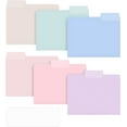 Mr. Pen- Sturdy Office Supplies, 6 Pack Poly File Folders, 1/3 Cut Tab ...