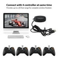 Wireless USB Gaming Receiver Adapter for Xbox 360 Controllers, Desktop ...