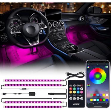 Xprite Universal Pink LED Bed Light Decorative Lights Pickup Truck ...