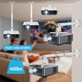 Universal Projector Mount Ceiling/Wall - 3-in-1 Bracket with Extension ...