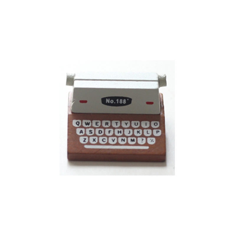 Click here for Pinyuzog Retro Wooden Typewriter Card Holder Mini... prices