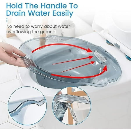 Sitz Bath For Toilet Seat, Sitz Baths For Hemorrhoids, Cleansing ...