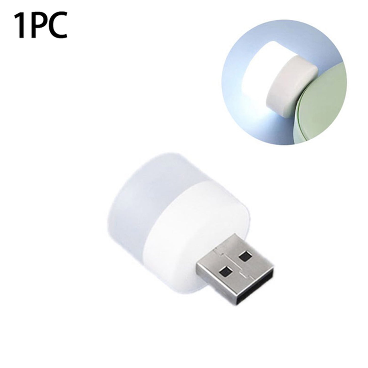 1Pcs Plug-in LED Night Light, Portable Mini LED Bulb for Car, Indoor ...