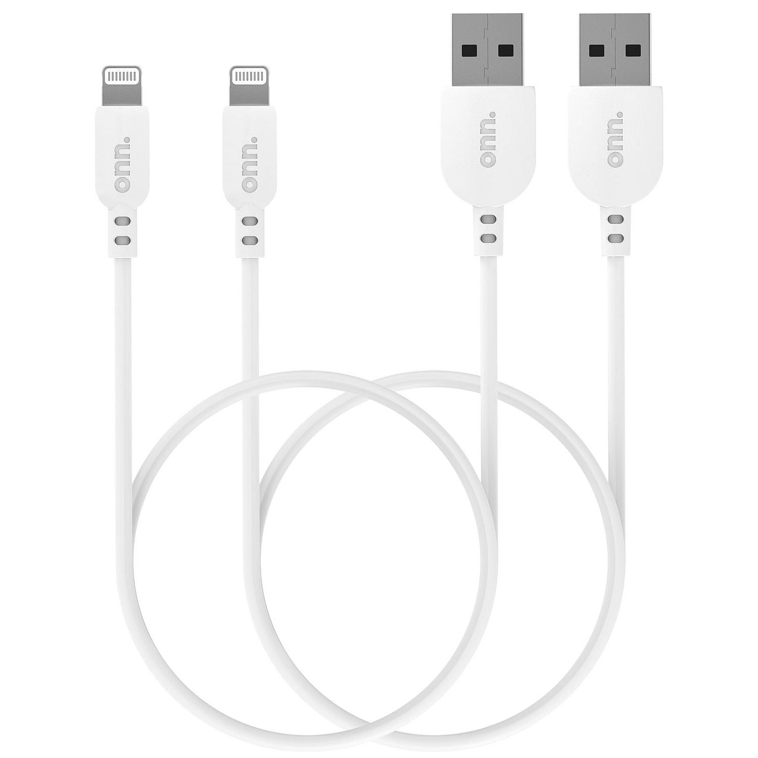 Click here for Onn. 2-Pack 3 Ft./0.9 M Lightning To Usb Cables prices