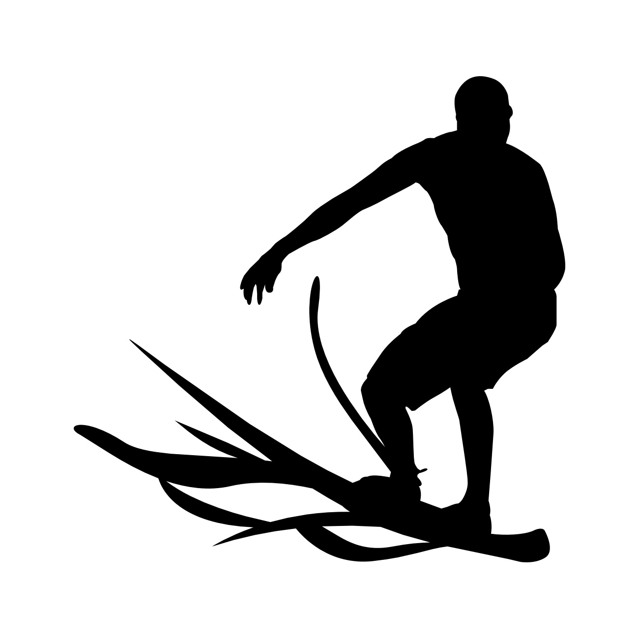 Surfer Sticker Decal Die Cut - Self Adhesive Vinyl - Weatherproof ...