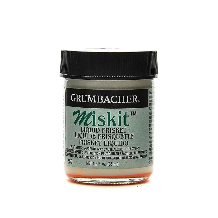 Grumbacher Miskit Liquid Frisket 1.2 Oz. [Pack Of 2] (2PK-559 ...